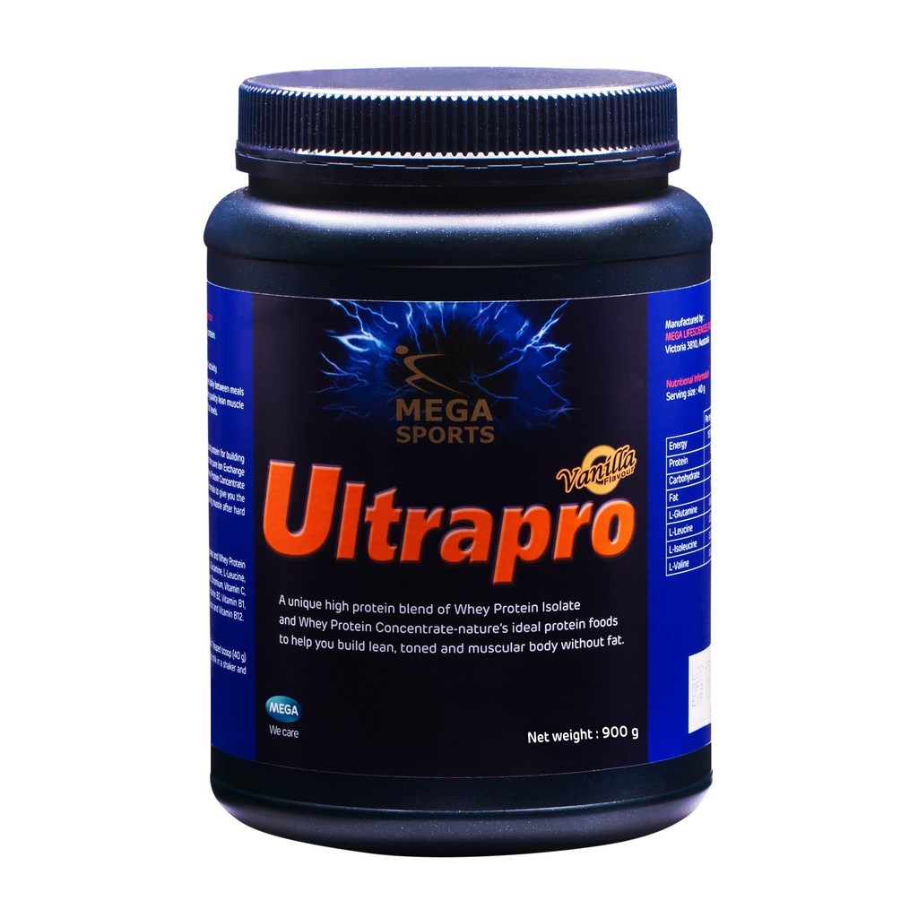 MEGA ULTRAPRO 900 GM vanilla เมก้า อัลตร้าโปร รสวนิลา 900 กรัม | Shopee Thailand
