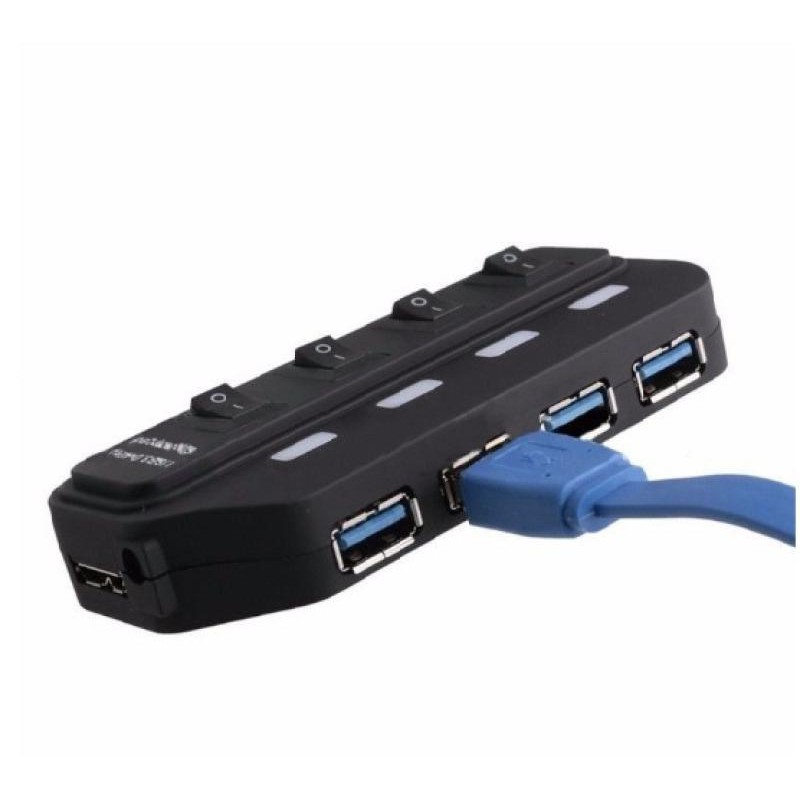 External USB Hub USB 3.0 4 Ports 5 Gbps Speed สำหรับส่งข้อมูลความเร็ว ...