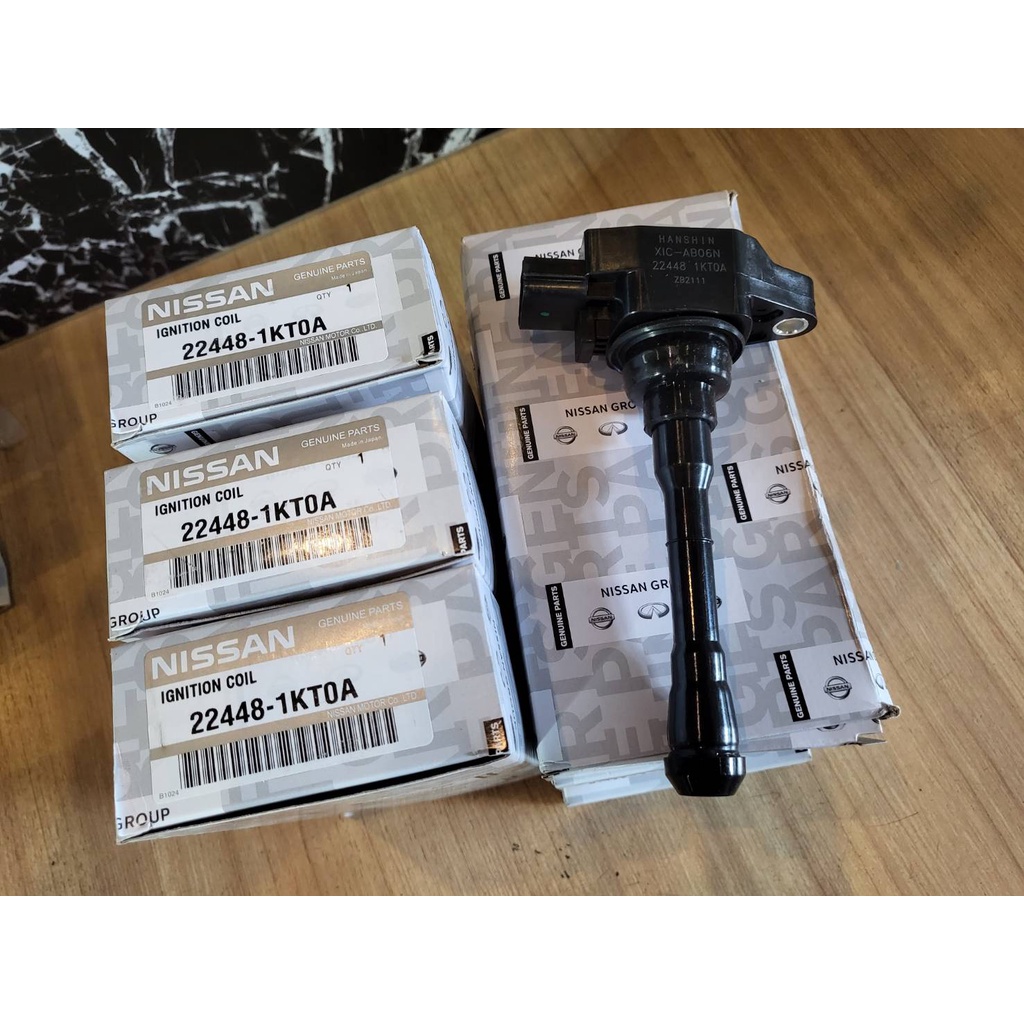 22448-1KT0A คอยล์หัวเทียน NISSAN TIIDA,MARCH,TEANA,ALMERA,NOTE,SYLPHY,JUKE นิสสัน,ทีด้า,มาร์ช ...