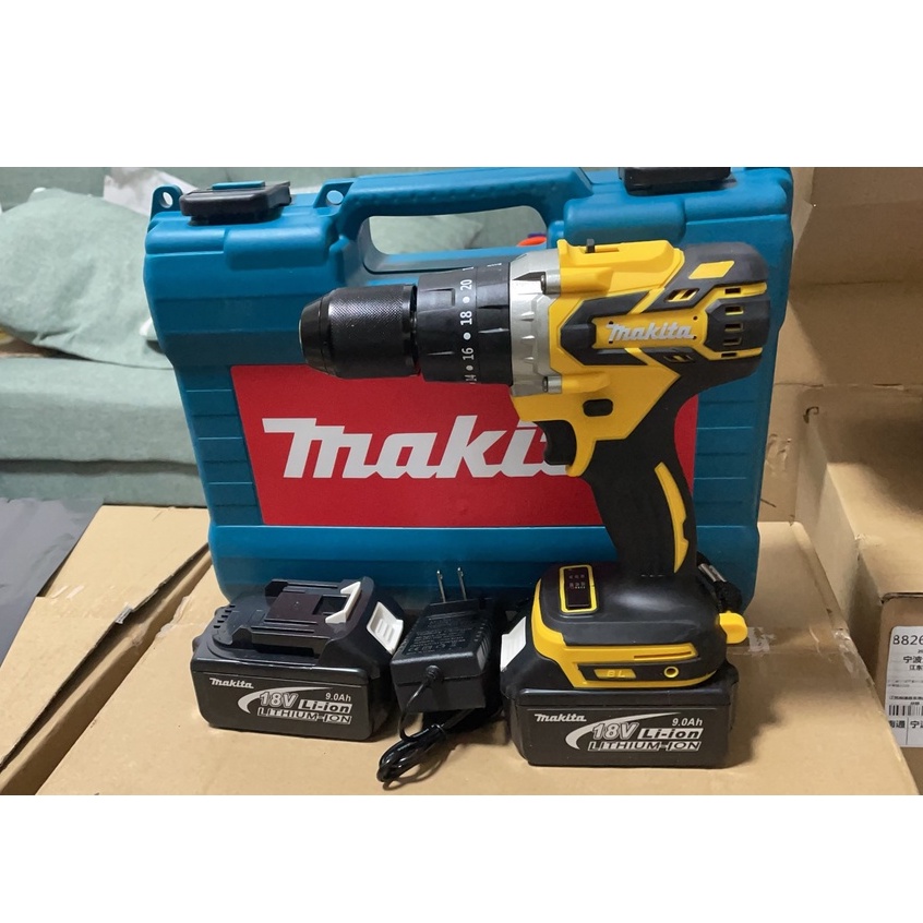 Lossing Money Yellow Makita DHP481 ชุดสว่านไขควงไฟฟ้า 450 N.m 18V ชาร์จ ...
