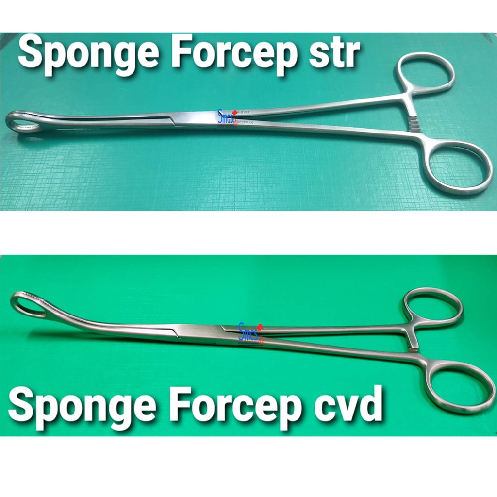 คีมหนีบสำลี (Forester Sponge Forcep) | Shopee Thailand