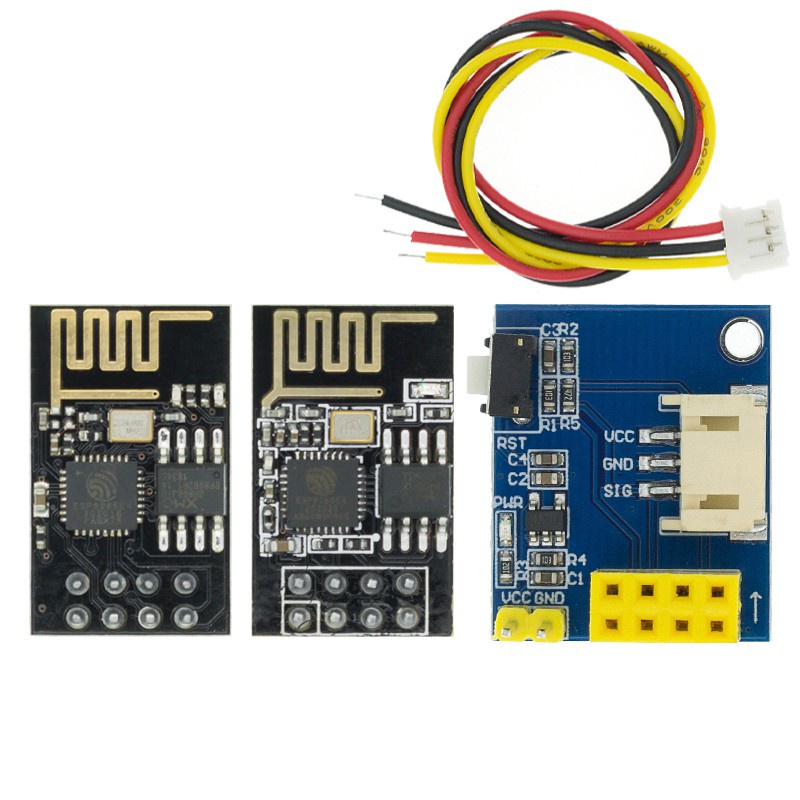 ESP8266 ESP-01 ESP-01S WS2812 RGB LED Controller Module for IDE WS2812 Light Ring Smart ...