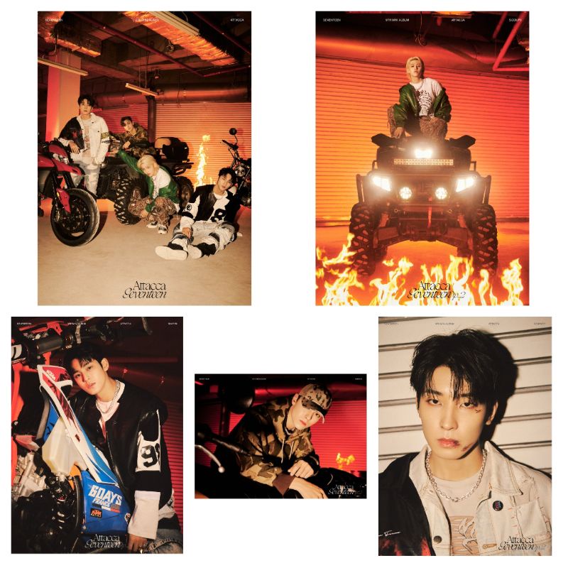 Kpop POSTER - SEVENTEEN : 9th Mini Album & 39;Attacca& 39;รูปถ่ายอย่าง ...