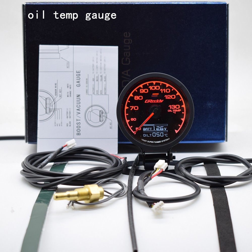 Greddy Racing Gauge 7 Color 1 Multi D/A LCD Digital Display Meter Oil ...