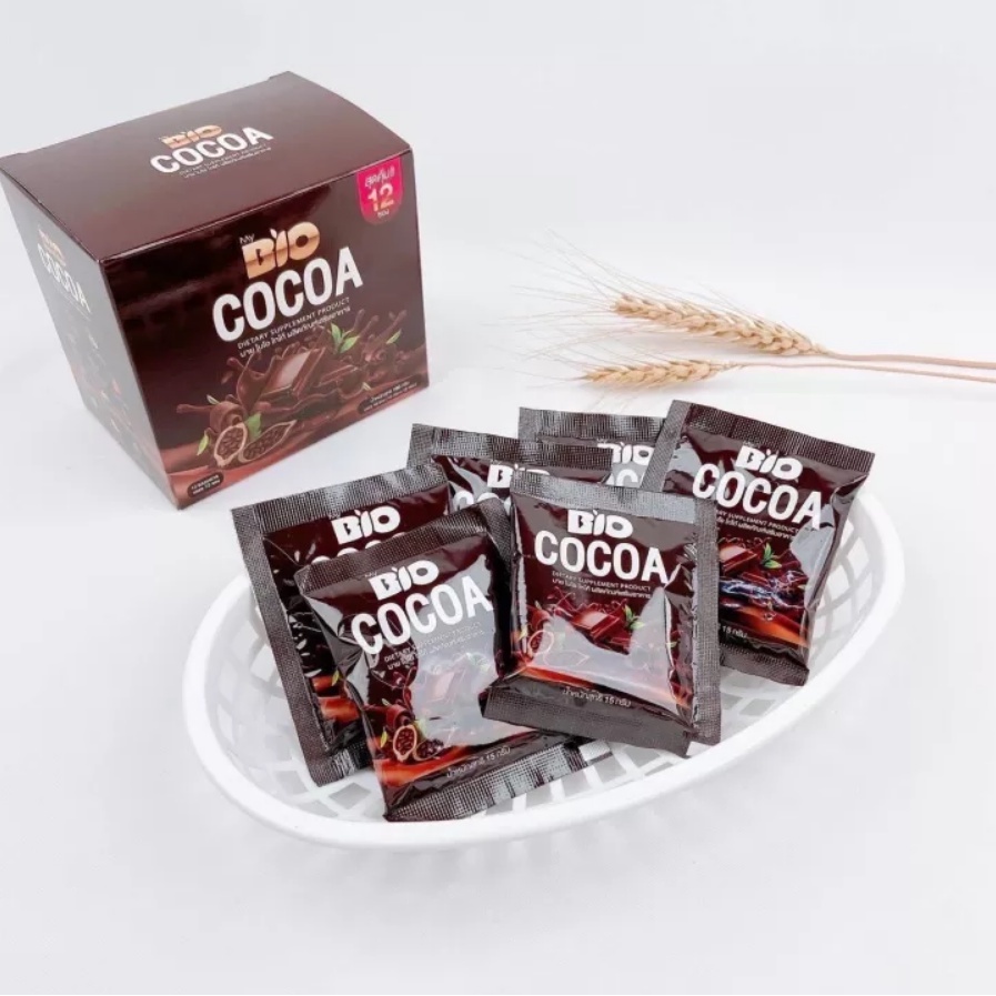Bio Cocoa Mix By Khunchan 12ซอง | Shopee Thailand