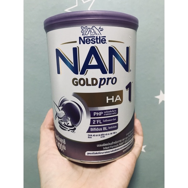 นม NAN Gold Pro Ha 1 ขนาด 400 กรัม หมดอายุ 2023 | Shopee Thailand