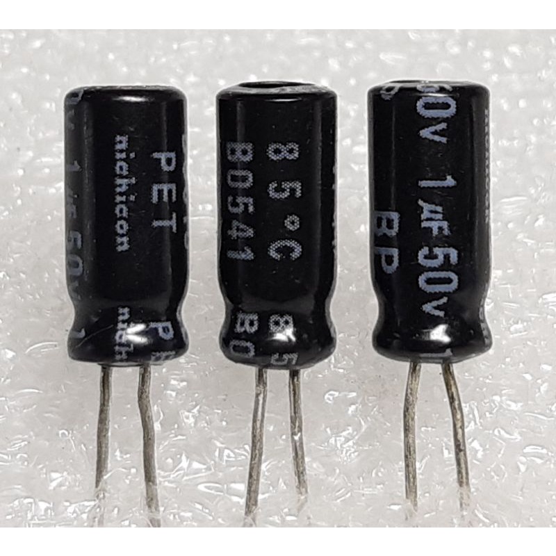 Nichicon VP BP 1uf 50v Bipolar Capacitor bipolar bp คาปาซิเตอร์ ตัวเก็บ ...