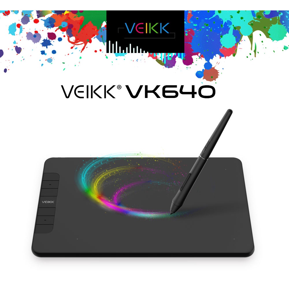 1VEIKK VK640 6 x 4 inch Professional OSU Tablet Digital Drawing Writing ...