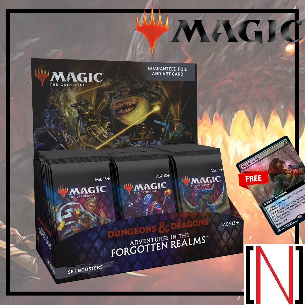 [MTG] Dungeons & Dragons Adventures in the Forgotten Realms Set Box ...