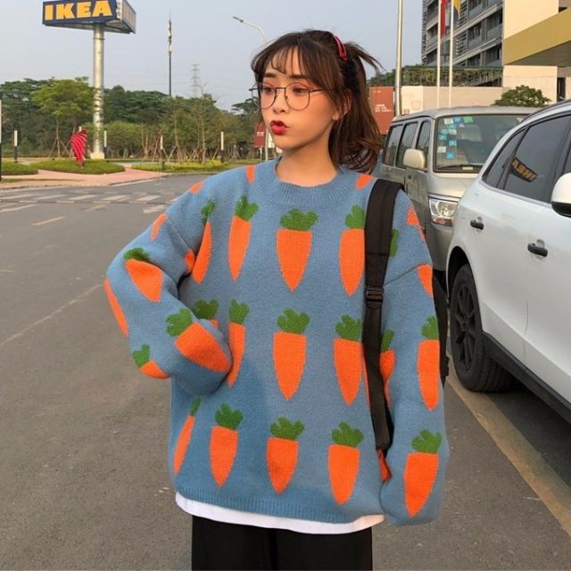 ไหมพรหมลายแครอทสุดฮิต พร้อมส่ง!สีฟ้า | Shopee Thailand