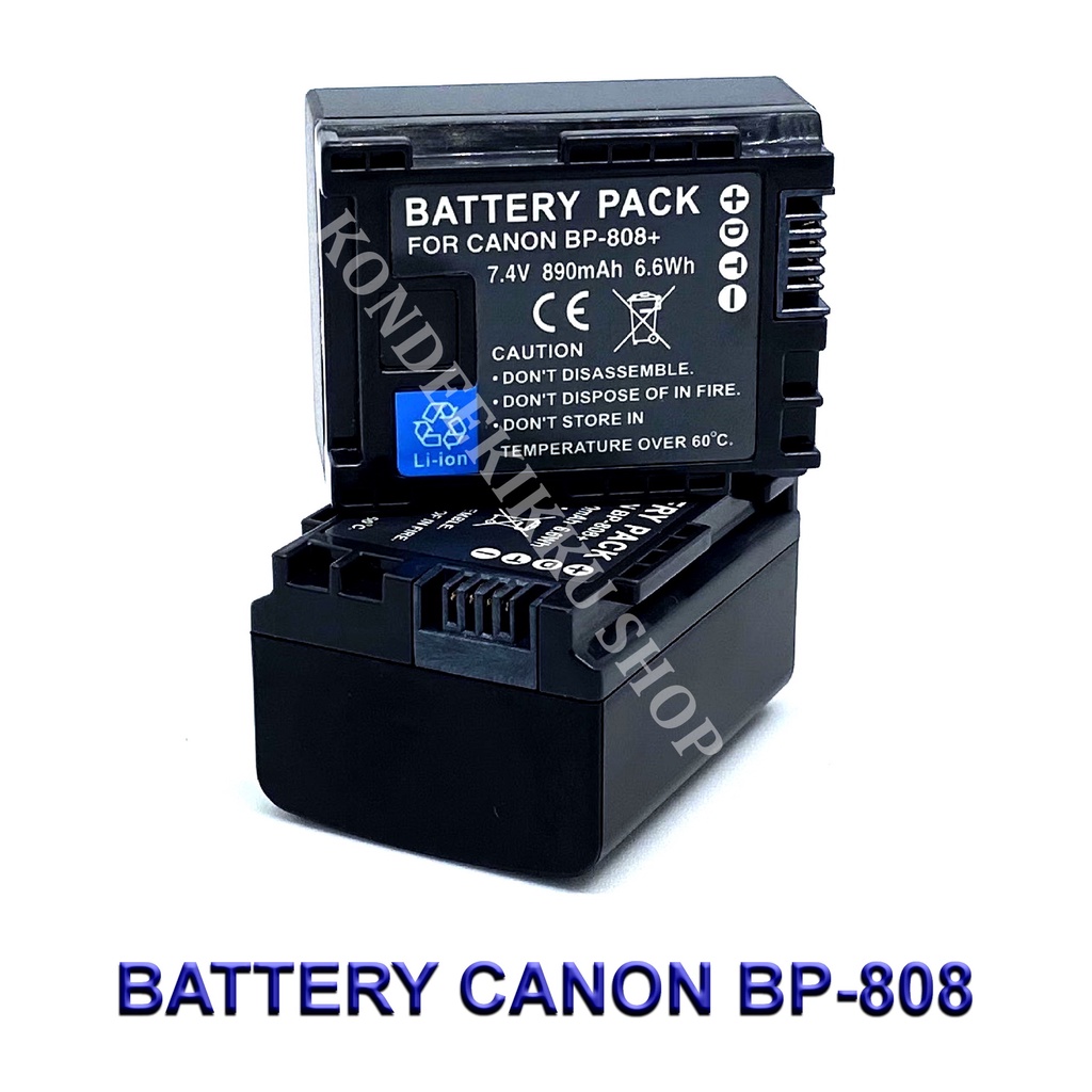 BP-808 / BP808 / BP-809 / BP809 แบตเตอรี่สำหรับกล้องแคนนอน Battery For ...