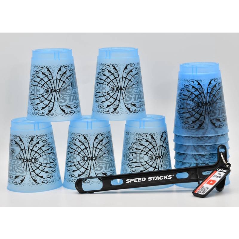 hotSpeedStacks Pro Series 2X Solar Cup Blue Art Cup Speed Stacks Sets ...