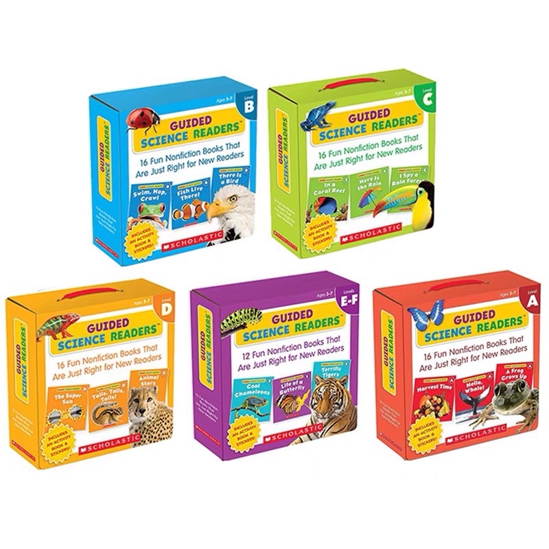 Scholastic Guided Science Readers ABCDEF - 5 Box Set | Shopee Thailand