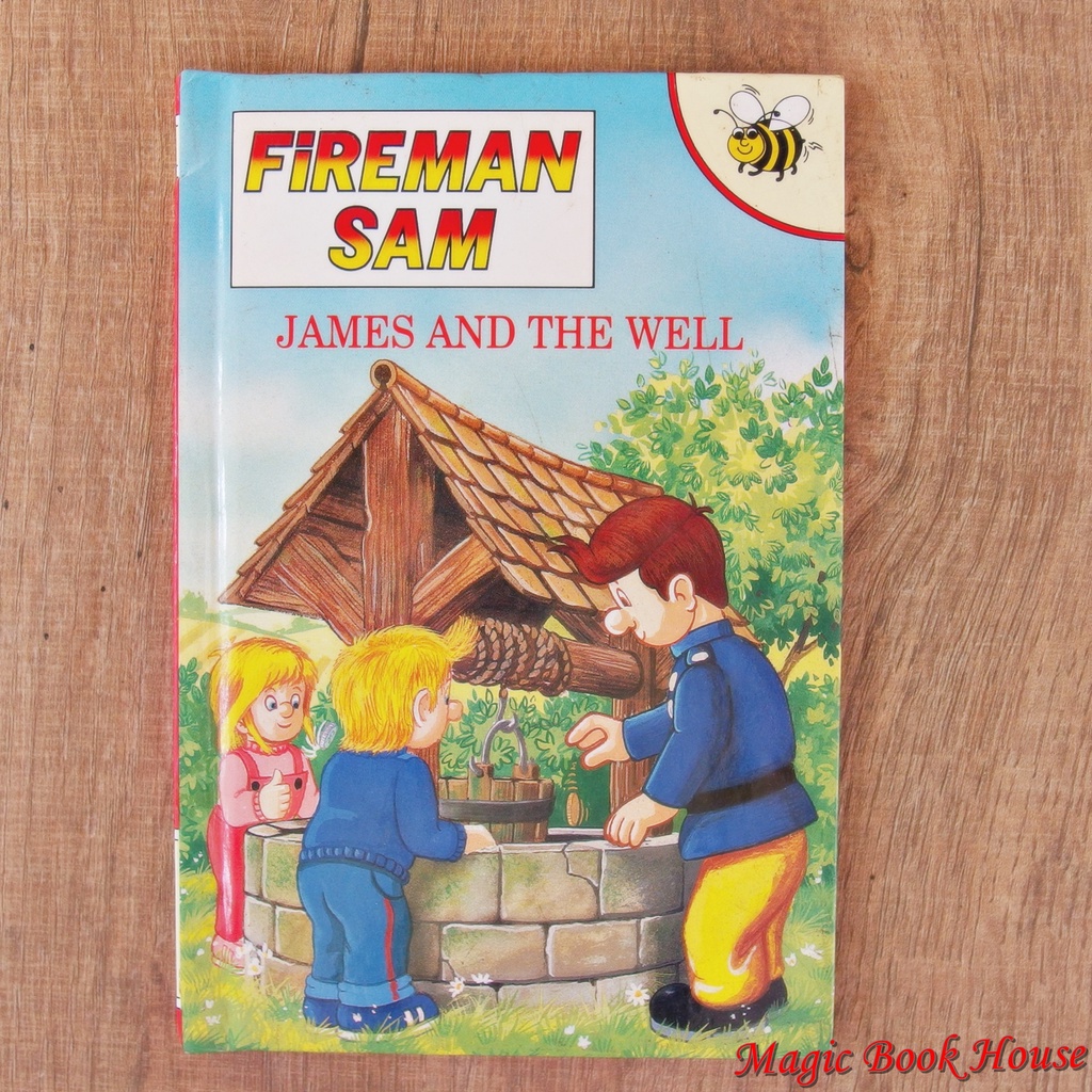 fireman sam james and the well,หนังสือนิทาน Pocket Book ปกแข็ง ภาษา ...