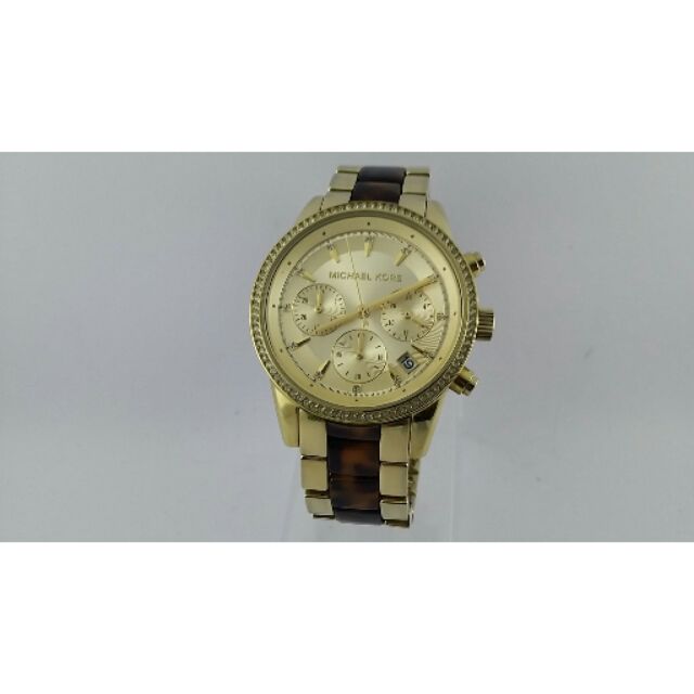 MICHAEL KORS WOMEN'S MK6322 RITZ CHRONOGRAPH (มือสอง) | Shopee Thailand