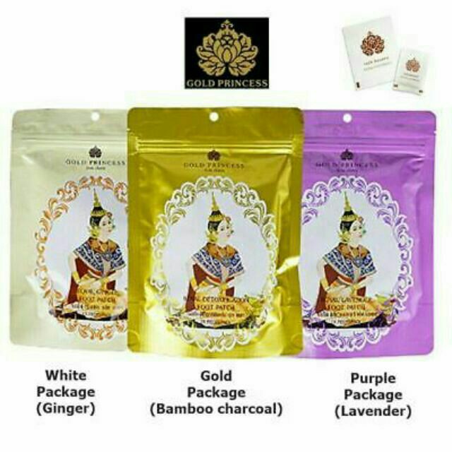 แผ่นแปะเท้าเพื่อสุขภาพ Dusitra Gold Princess แผ่นแปะเท้า ของแท้ 100% ...