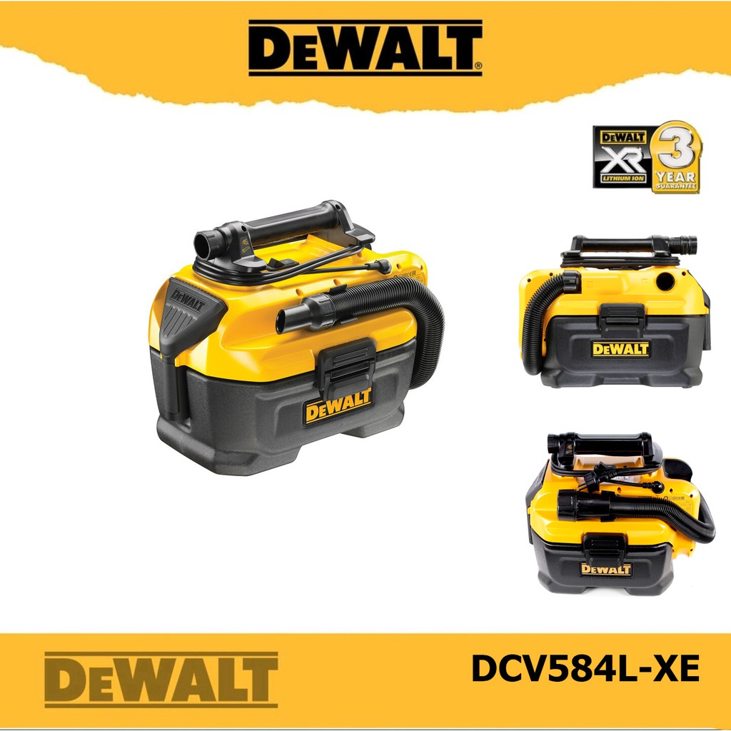 DeWALT DCV584L-QW เครื่องดูดฝุ่น ไร้สาย 18V (ใช่ร่วมกับแบต 20V 54V 60V ...