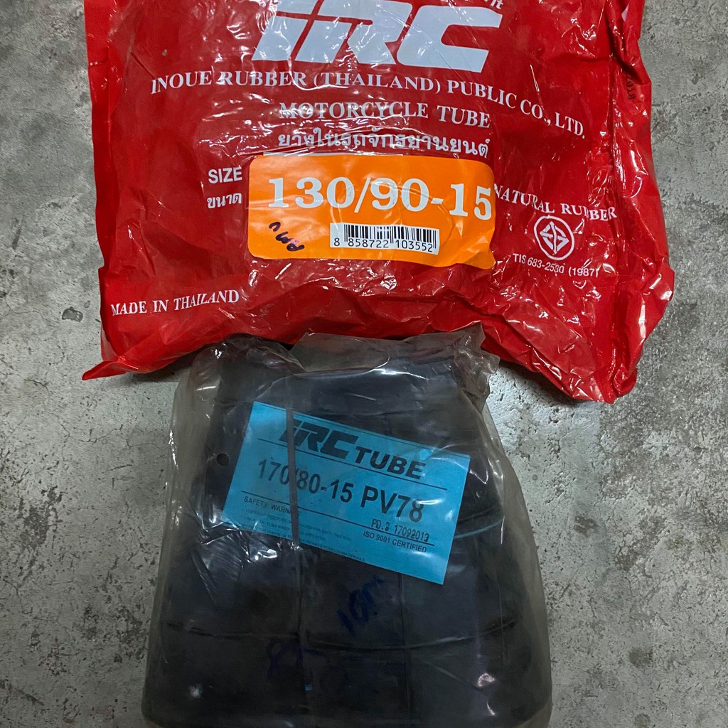 ยางในขอบ15 IRC เบอร์ 130/90-15 170/80-15 | Shopee Thailand