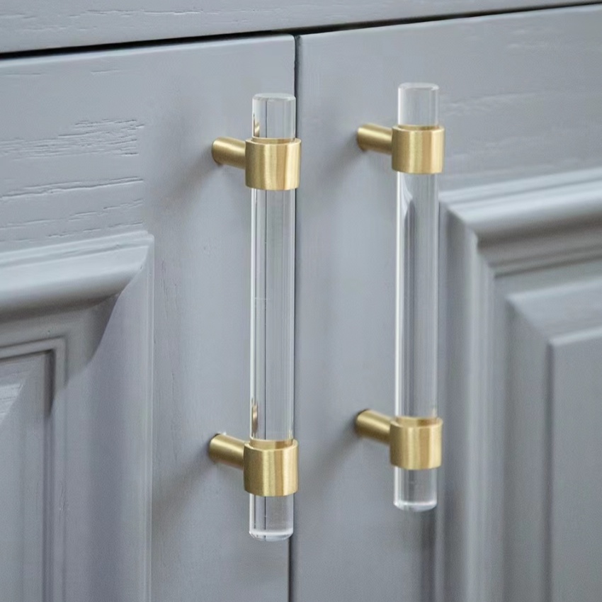 【Entry Lux】มือจับเฟอร์นิเจอร์ อะคริลิคใส สีทอง สไตล์โมเดิร์น | Shopee ...