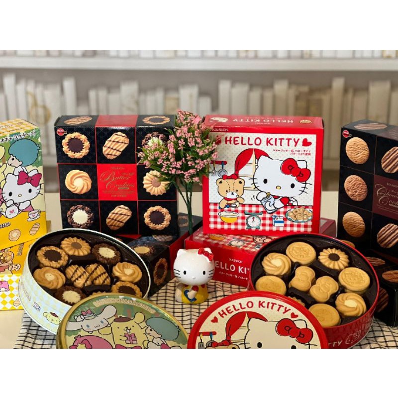 Bourbon Hello kitty butter cookie | Shopee Thailand