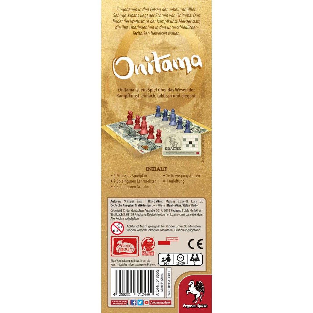 [ของแท้] Onitama/ Light & Shadow Expansion/ Sensei's Path Expansion ...