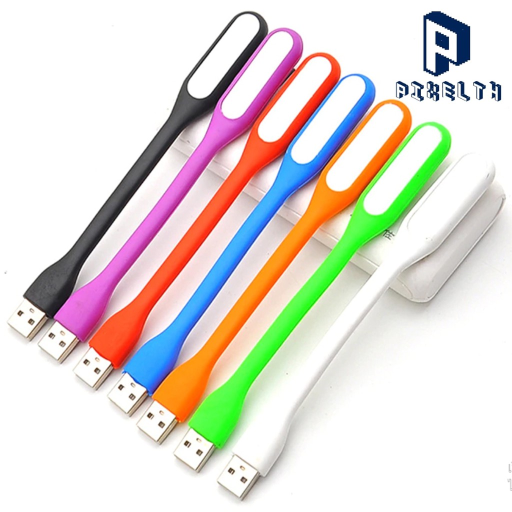 PIXELTH (1 ชิ้น) USB LED พลังงานไฟ LED สามารถดัดได้ USB แบบพกพาแสงไฟ ...