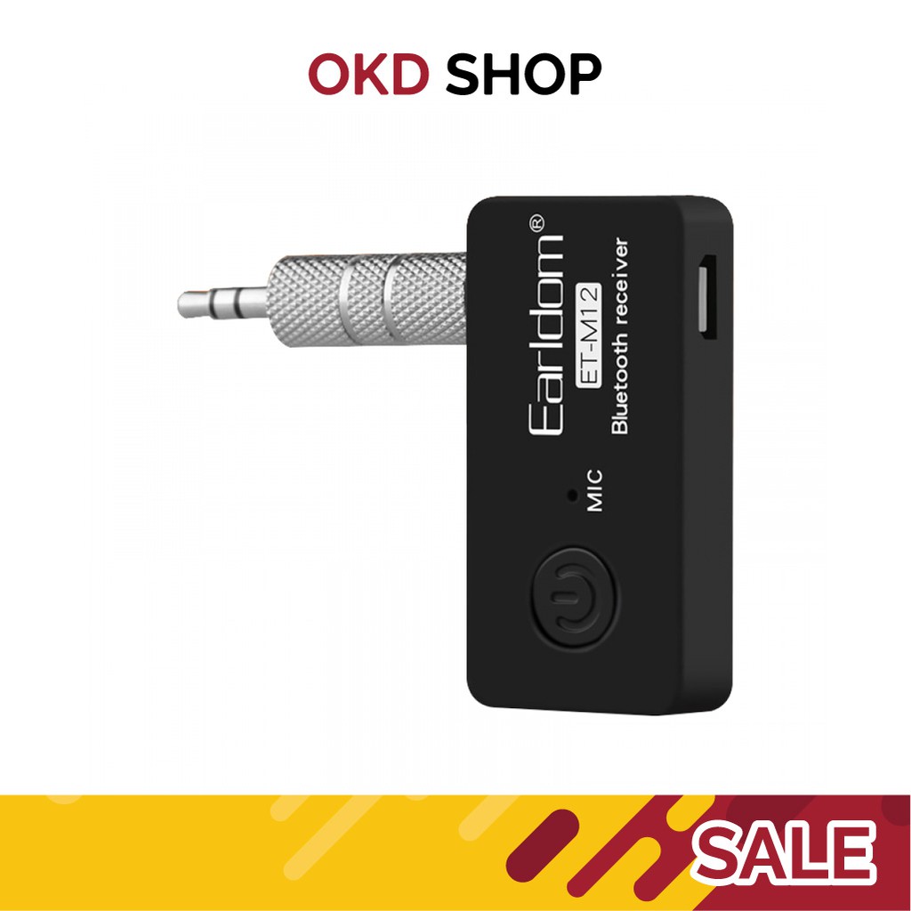Earldom อุปกรณ์รับสัญญาณบลูทูธ Car Bluetooth M12 | Shopee Thailand