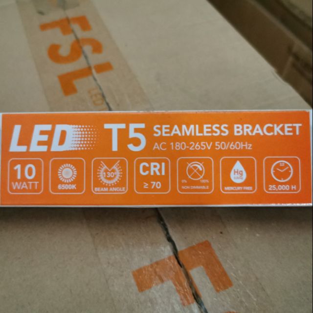 หลอดLED T5 10w fsl แสงขาว 6500K | Shopee Thailand