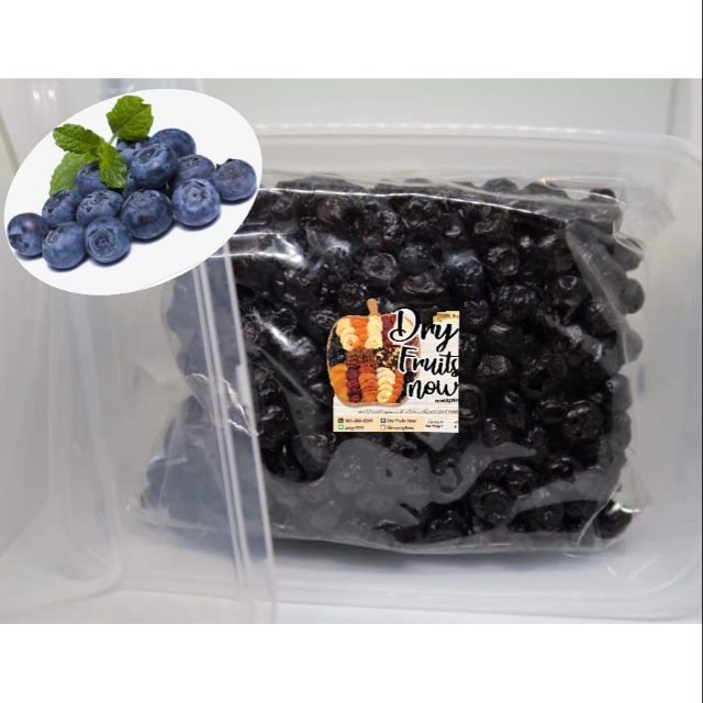 บลูเบอร์รี่อบแห้ง 500กรัม dried blueberries 500g. | Shopee Thailand