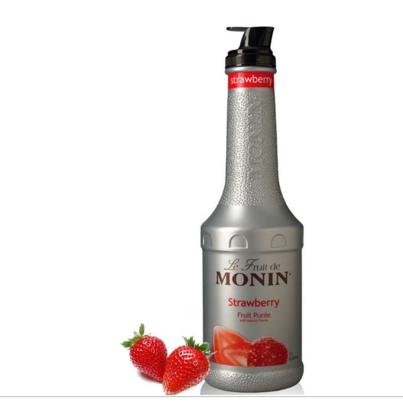 Monin Strawberry Puree 1000ml. | Shopee Thailand