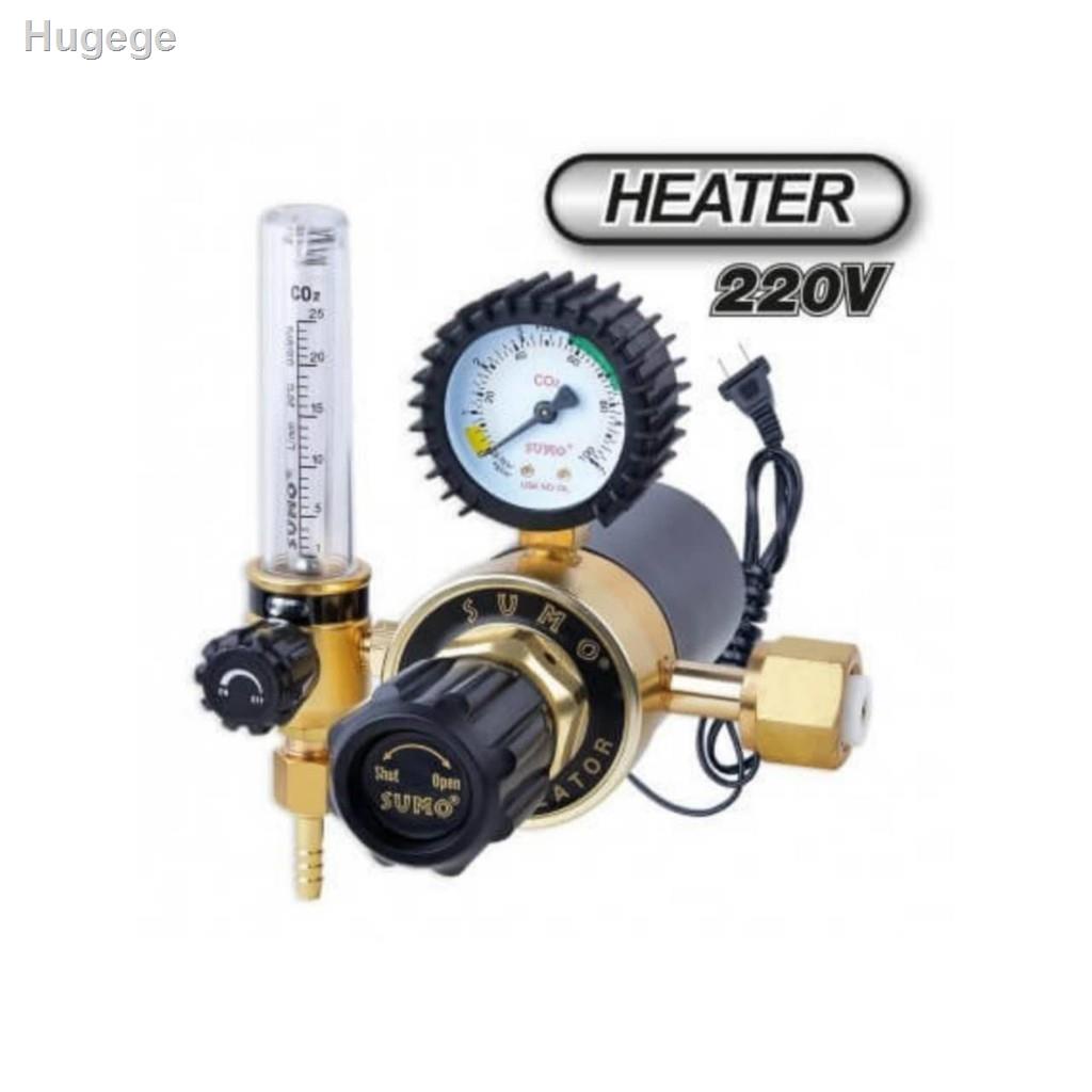 เกจ์ CO2 Regulator 220V (รุ่นปรับแรงดัน) SUMO Regulator CO2/Heater 220V ...