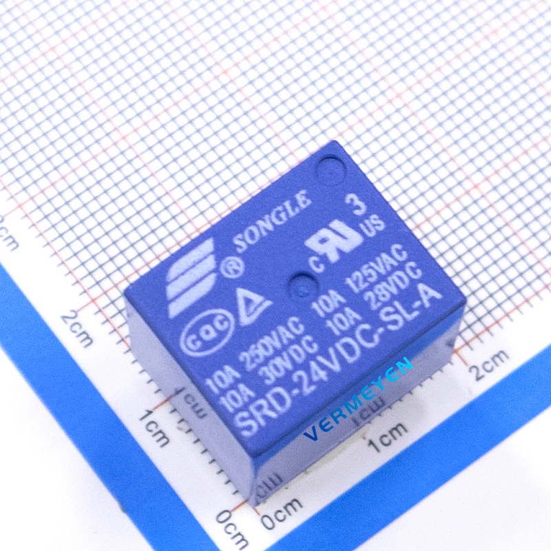 Songle Relay SRD-05VDC-SL-C 12VDC 24VDC-LS-A | Shopee Thailand