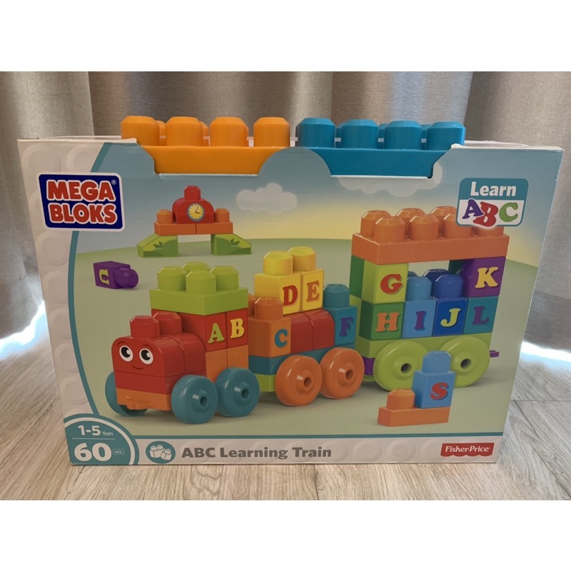 ตัวต่อ Mega bloks ABC Learning Train set | Shopee Thailand