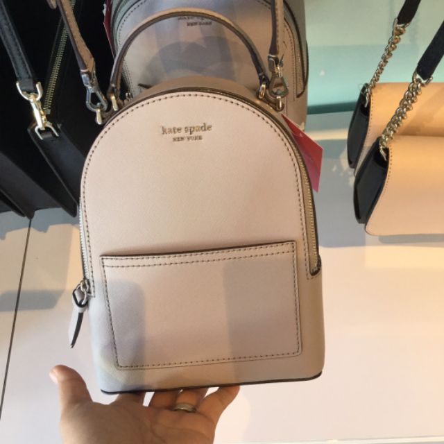 Kate spade Mini Convertible Backpack / Crossbody Bag Leather (^o ...