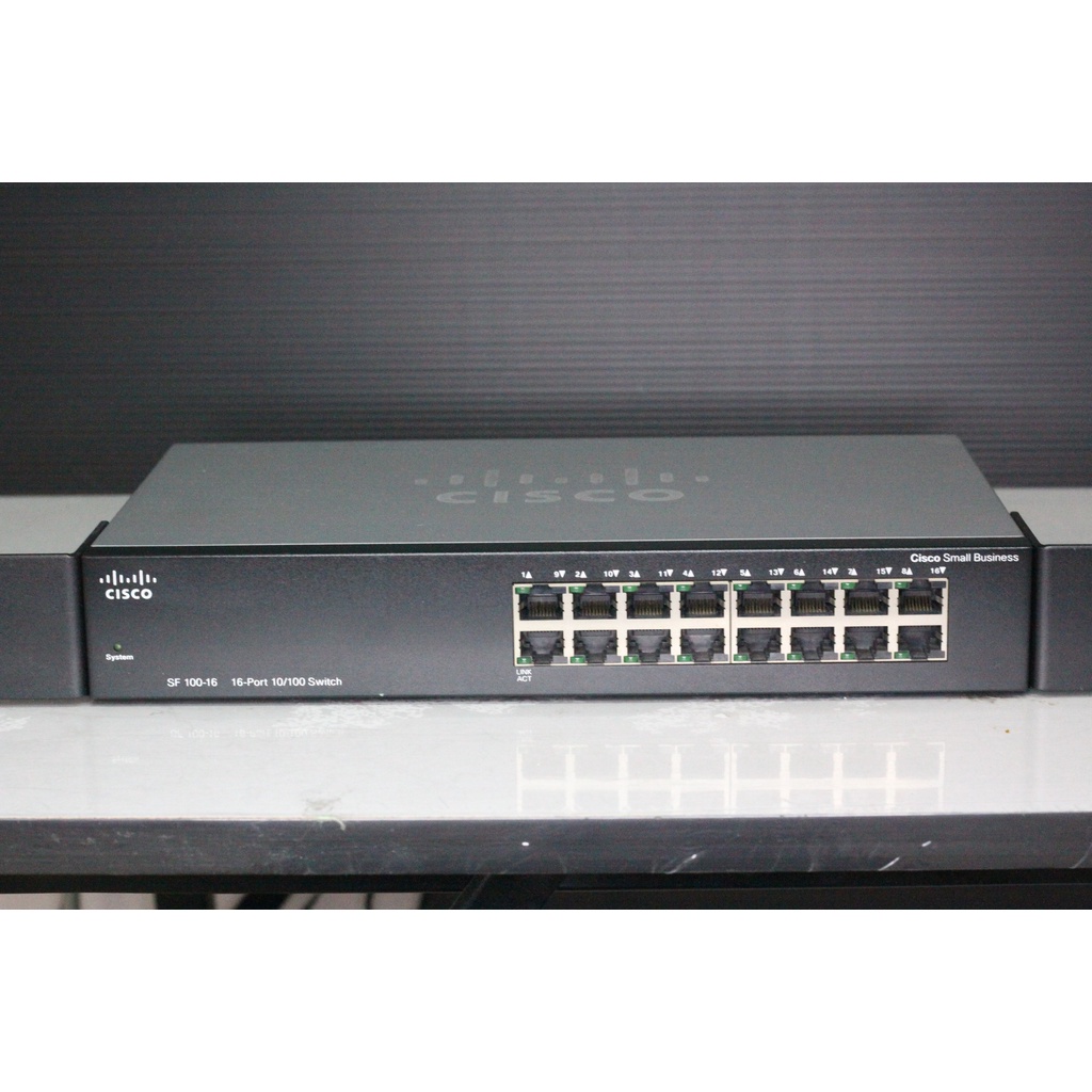 Switch Cisco 10/100Mbps 16 port (SF100-16) | Shopee Thailand