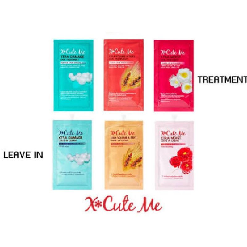 เอ็กช์คิวท์ มี ลีฟ อิน / ทรีทเม้นท์ แบบซอง X-Cute Me Leave in cream ...