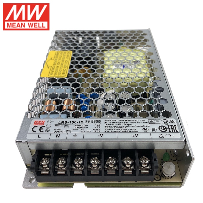 Mean WELL LRS-150 สวิตช์พาวเวอร์ซัพพลาย 150W 12V 15V 24V 36V 48V DC แบบเปลี่ยน NES-150 | Shopee ...