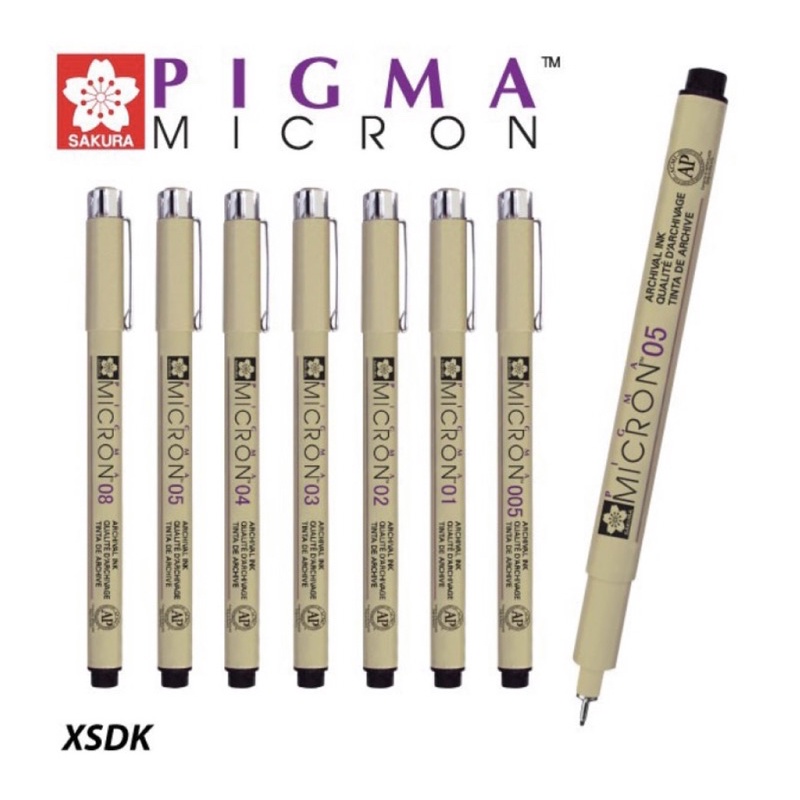 ปากกาหัวเข็ม PIGMA “SAKURA” XSDK | Shopee Thailand