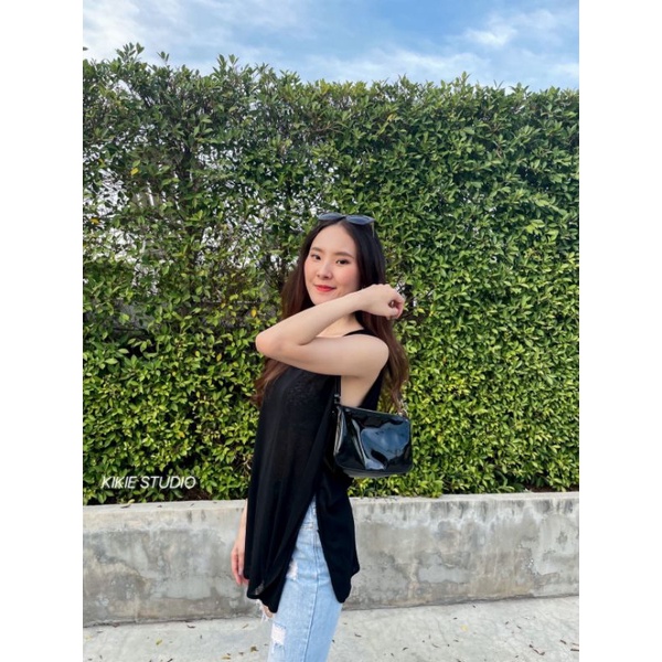 SLAFF TANKTOP กล้ามผ้าสลาฟ ดีเทลผ่าข้าง ผ้าดีมากกก แมทซ์ได้หลายลุค ...