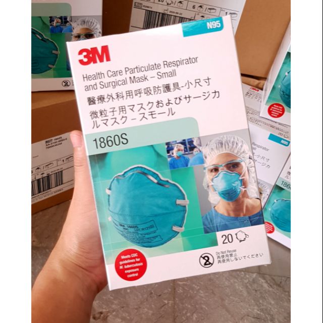 3M 1860s FDA CDC NIOSH สำหรับบุคลากรทางการแพทย์ | Shopee Thailand