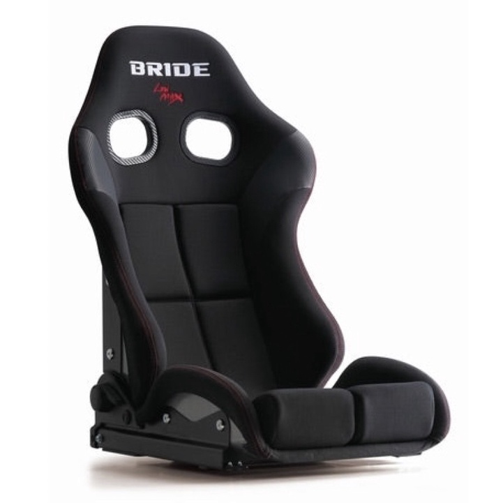 เบาะ BRIDE STRADIA III LOW MAX RECLINING BUCKET SEAT - BLACK SILVER FRP SHELL STANDARD CUSHION ...