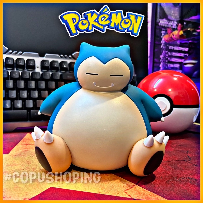 ( ไม ่ มีกล ่ อง ) Pokémon Snolax Kabigon Takara Tomy Pig Tube Model ...