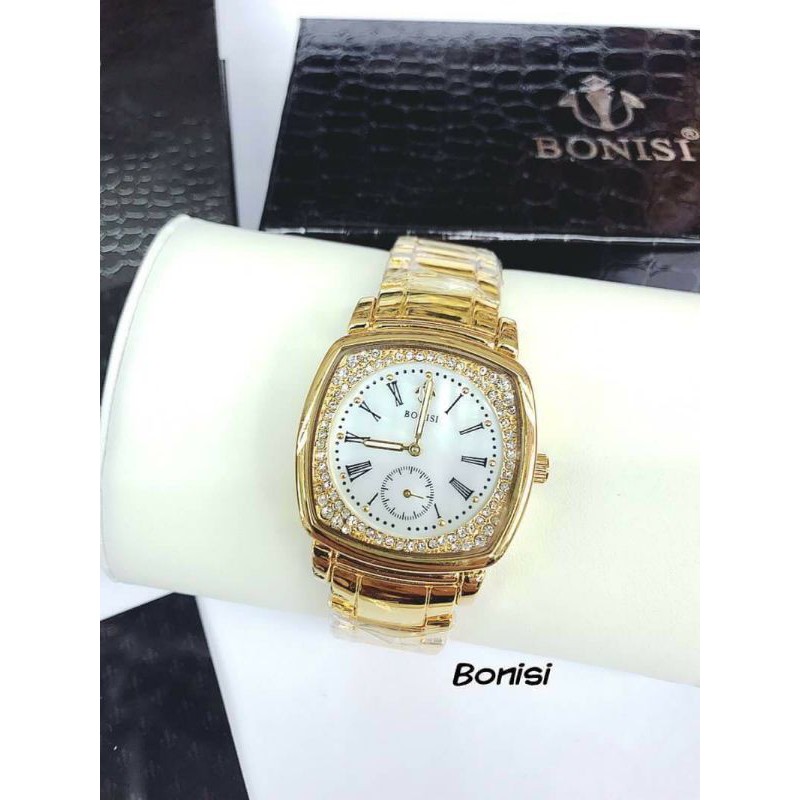 🔥‼️นาฬิกาข้อมือ BONISI แท้ 💯% เป็นงานสายเหล็ก ( สินค้าพร้อมส่ง + แม่ค้า ...