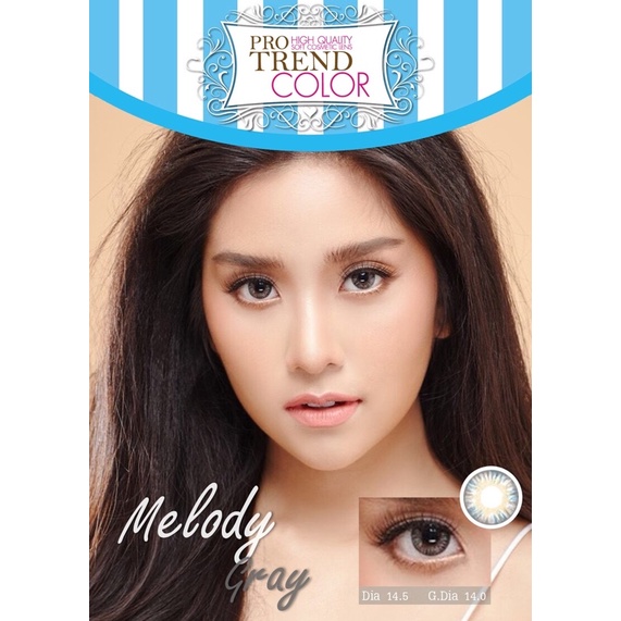 protrendcolor : คอนแทคเลนส์ รุ่น Melody brown / Melody gray | Shopee Thailand