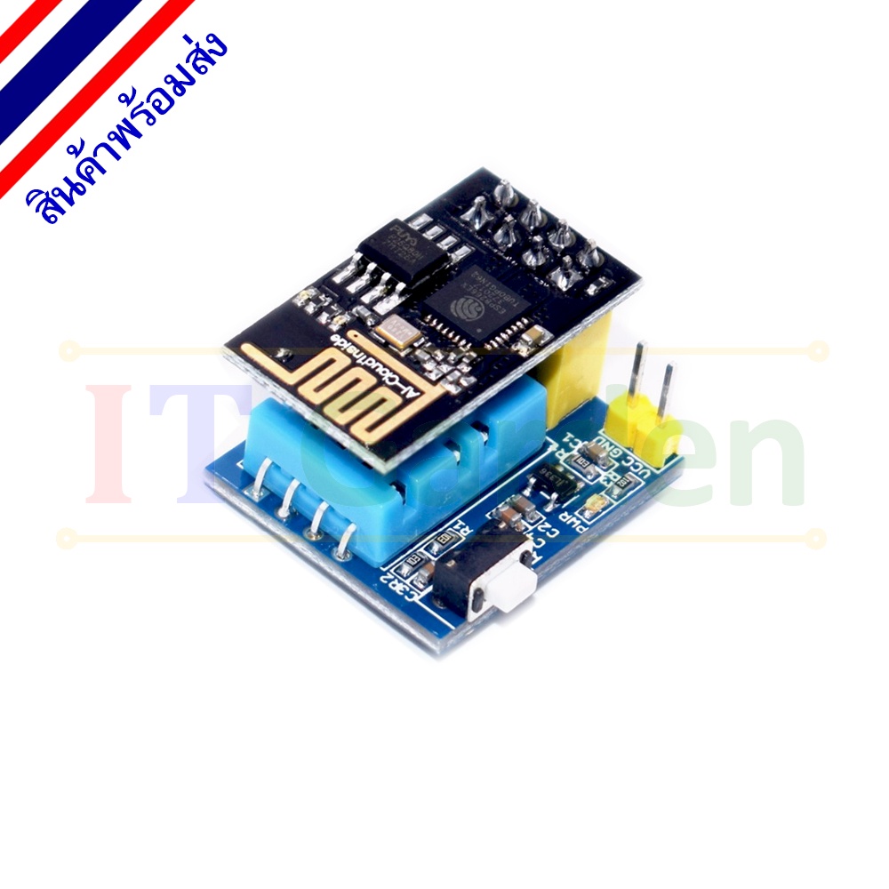 ESP-01S ESP8266 DHT11 Temperature Humidity Sensor Module. Smart socket control for smart home ...