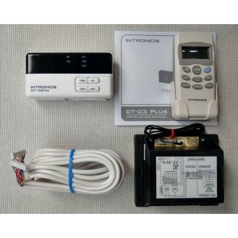 ชุดรีโมทคอนโทรลดิจิตอล INTRONICS รีโมทแอร์ เทอร์โม รูม DT03 DT04 มีสาย ...