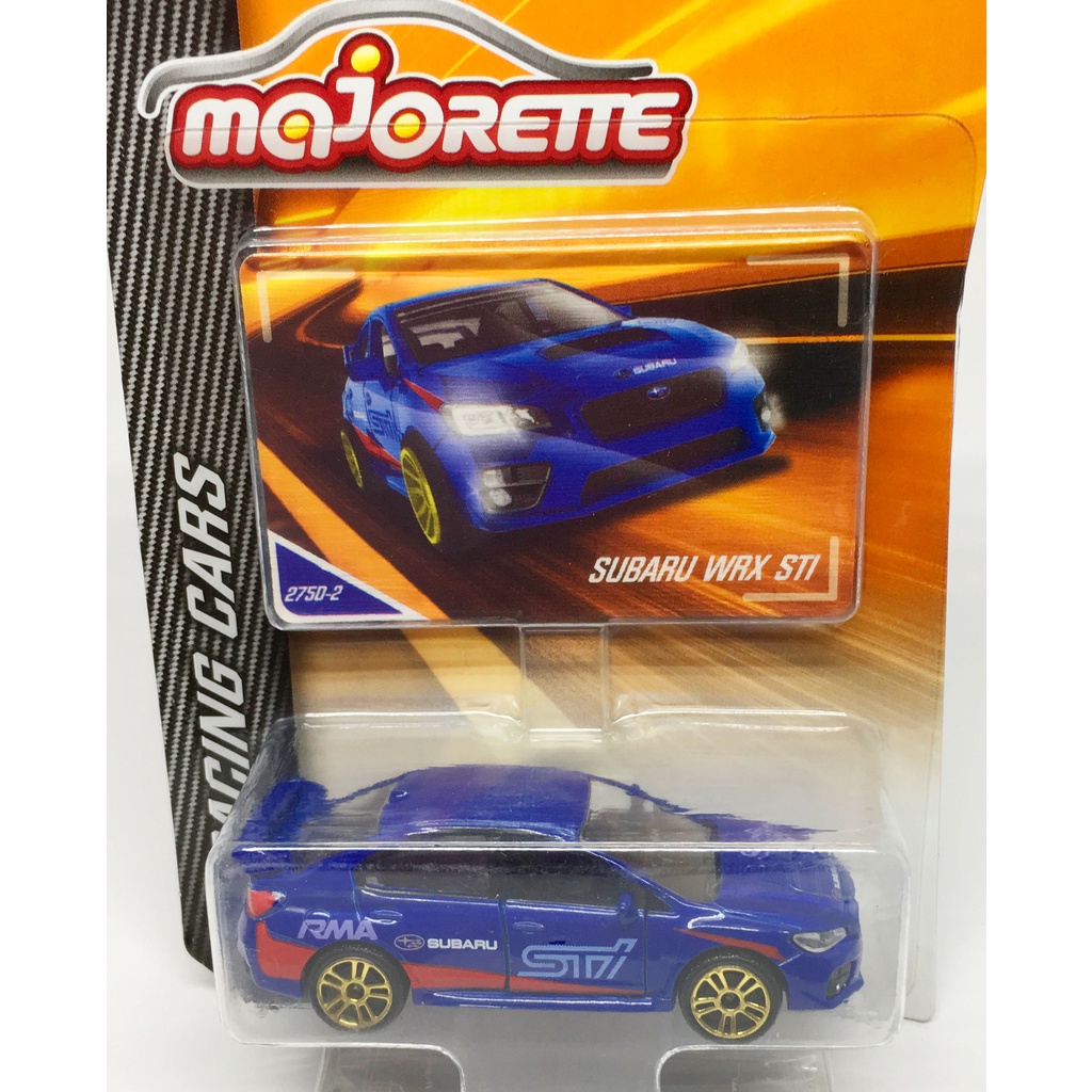 Majorette Subaru WRX STI - Racing - Blue Color /Wheels D5SG /scale 1/58 ...