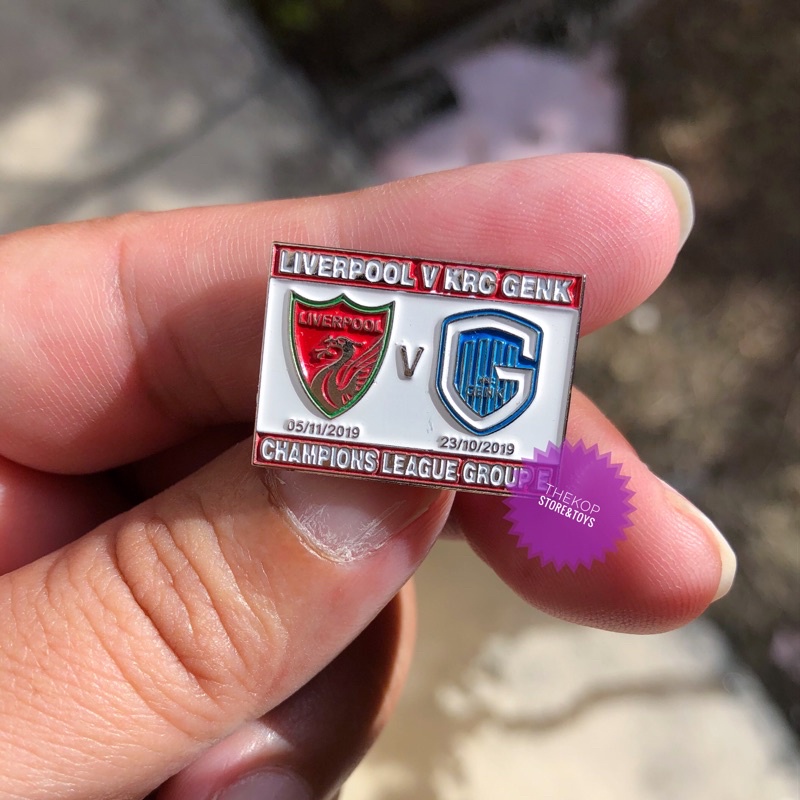 Liverpool เข็มกลัดที่ระลึก UCL. Liverpool-Genk. | Shopee Thailand