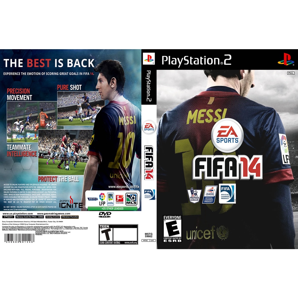 แผ่นเกมส์ PS2 FIFA Soccer 14 คุณภาพ ส่งไว (DVD) | Shopee Thailand