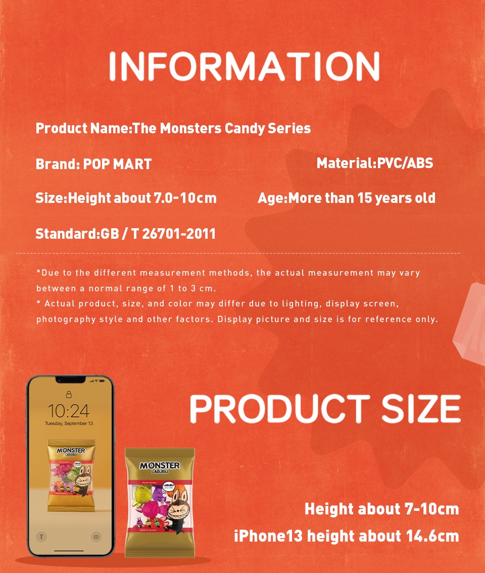 ฟิกเกอร์ POP MART The Monsters Candy Series Blind Box ของเล่นสําหรับเด็ก | Shopee Thailand